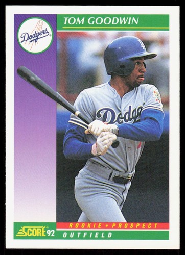 1992 Score 830 Tom Goodwin Los Angeles Dodgers | eBay