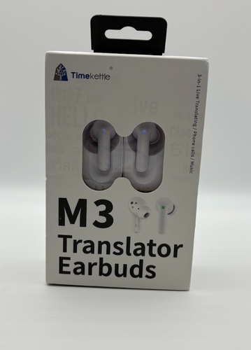 Timekettle M3 Language Translator Earbuds, Two-Way Translator Device ...