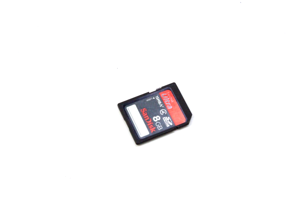 SanDisk Ultra 8GB SD Class 4 Card (15MB/s) | eBay