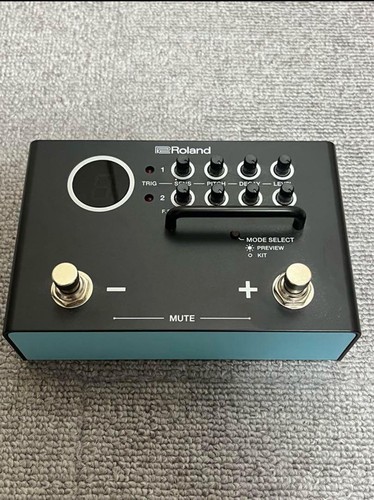 Roland TM-1 Trigger Module Sound Source Hybrid Electric Drum Blue Black r# | eBay