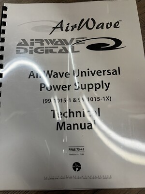 Manual for Harris Airwave Digital Universal Power Supply 99-1015 | eBay