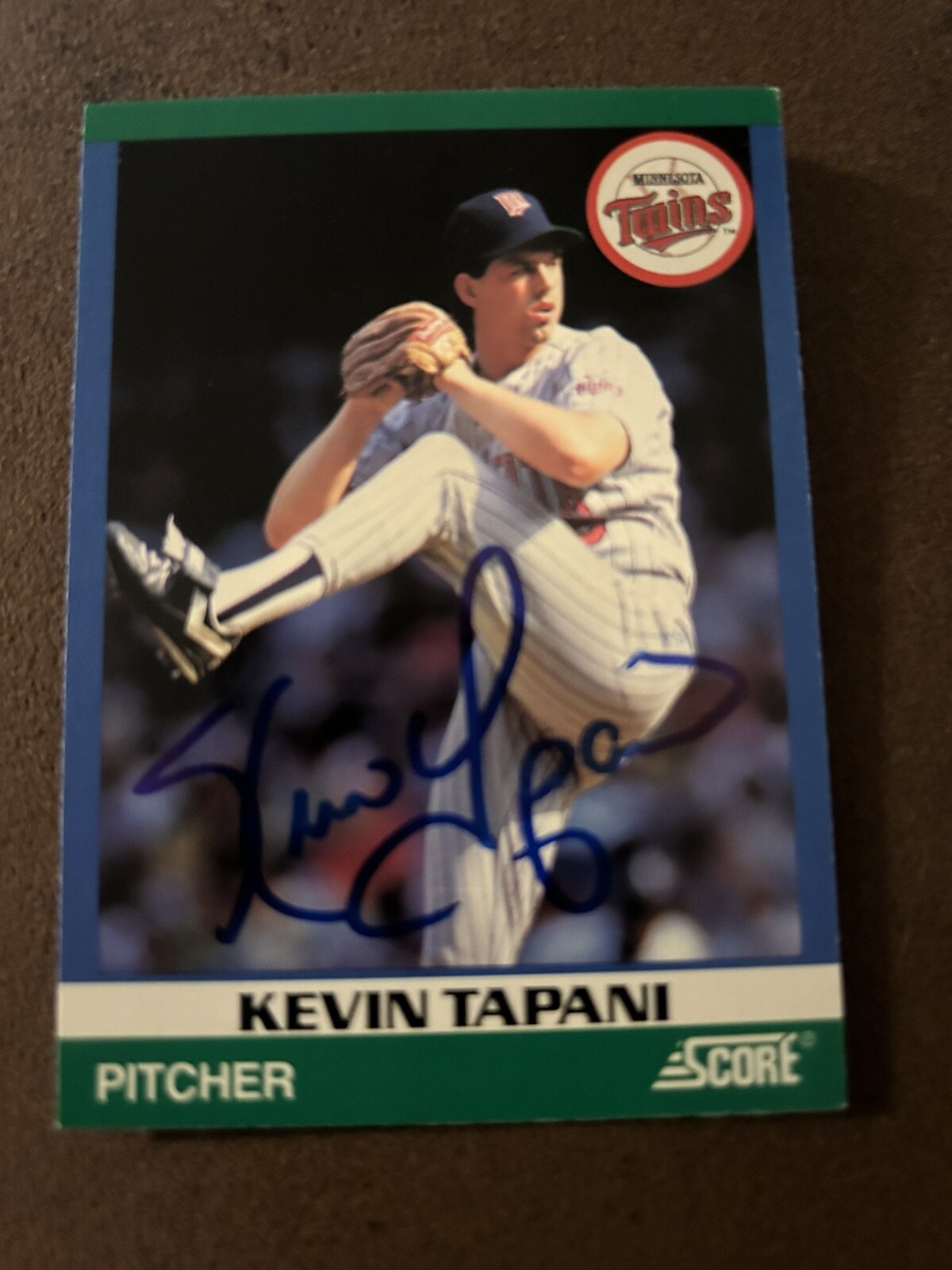 Kevin Tapani - Minnesota Twins 1991 Score AUTOGRAPHED | eBay