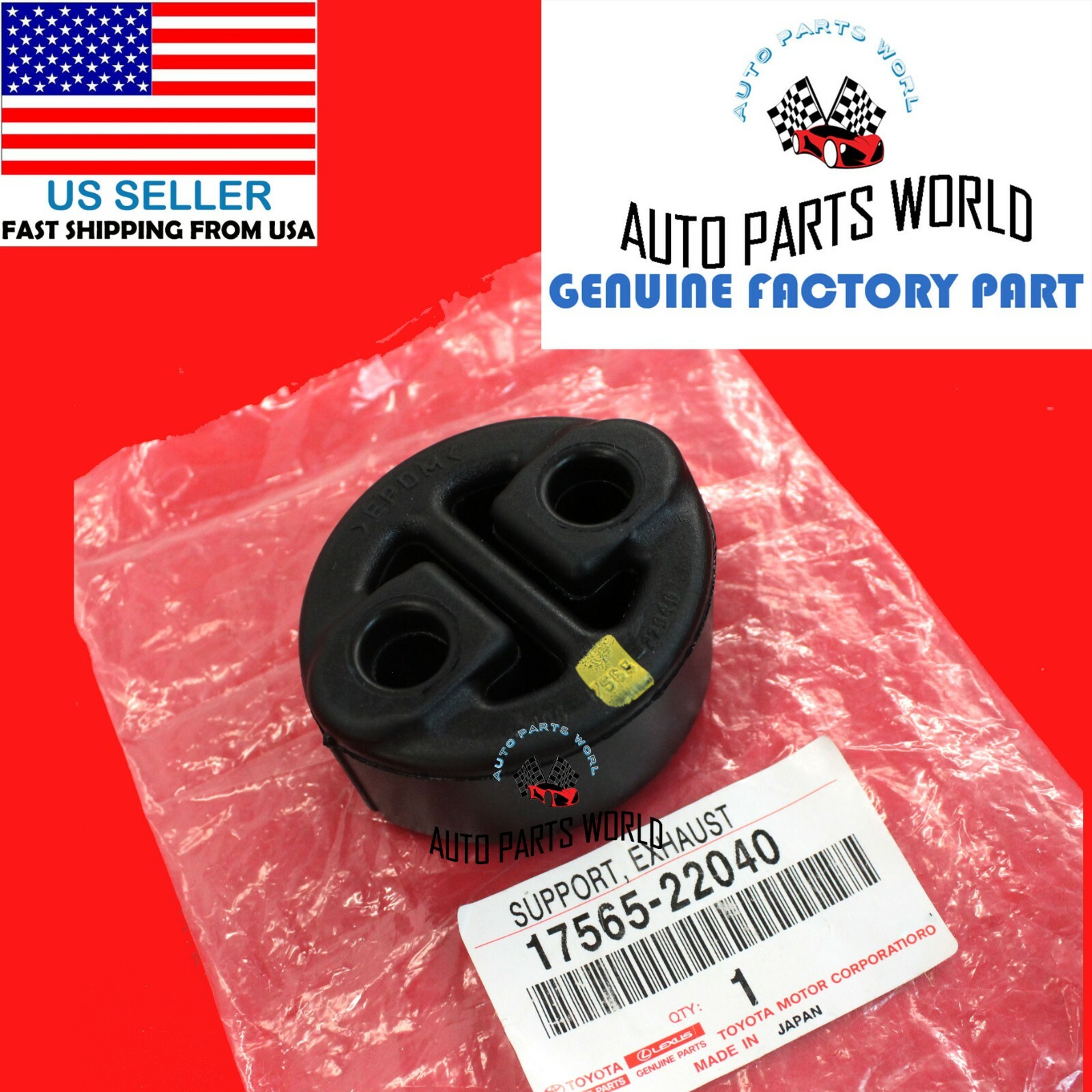 GENUINE TOYOTA 4RUNNER TACOMA FJ CT200h IS350 EXHAUST PIPE SUPPORT ...