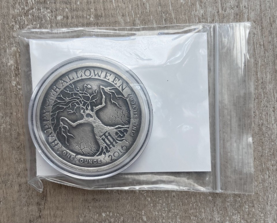 2016 Nightmares of the Fall Hobo Nickel .999 Silver Round Antique ...