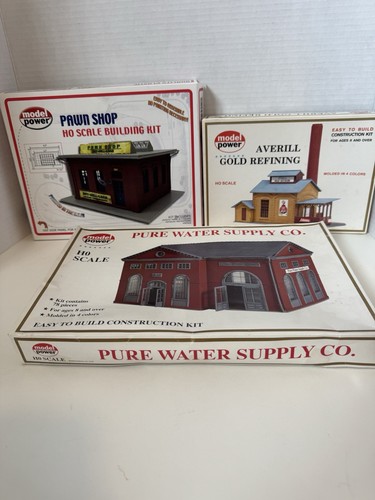 Model Power 415 HO Pure Water Supply Co. Brick Building Gold Refining ...