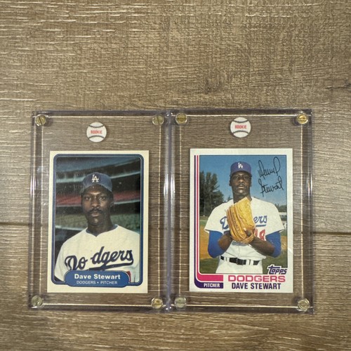 LOT Dave Stewart RC Cards Topps 213 Fleer 24 + (51) Card Lot Dodger ...