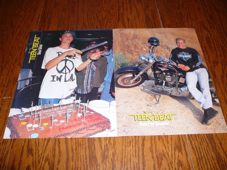 Luke Perry poster Brian Austin Green cake pinup Mark Paul Gosselaar ...