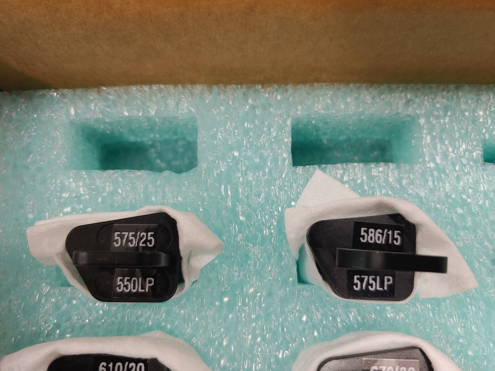 BD Biosciences 4 SORP Dichroic Mirror Filters 575/25 586/15 610/20 670/ ...