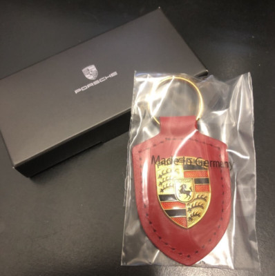 Porsche Driver's Selection Genuine Crest Red Key ring Key holder wz/Box Rare F/S | eBay