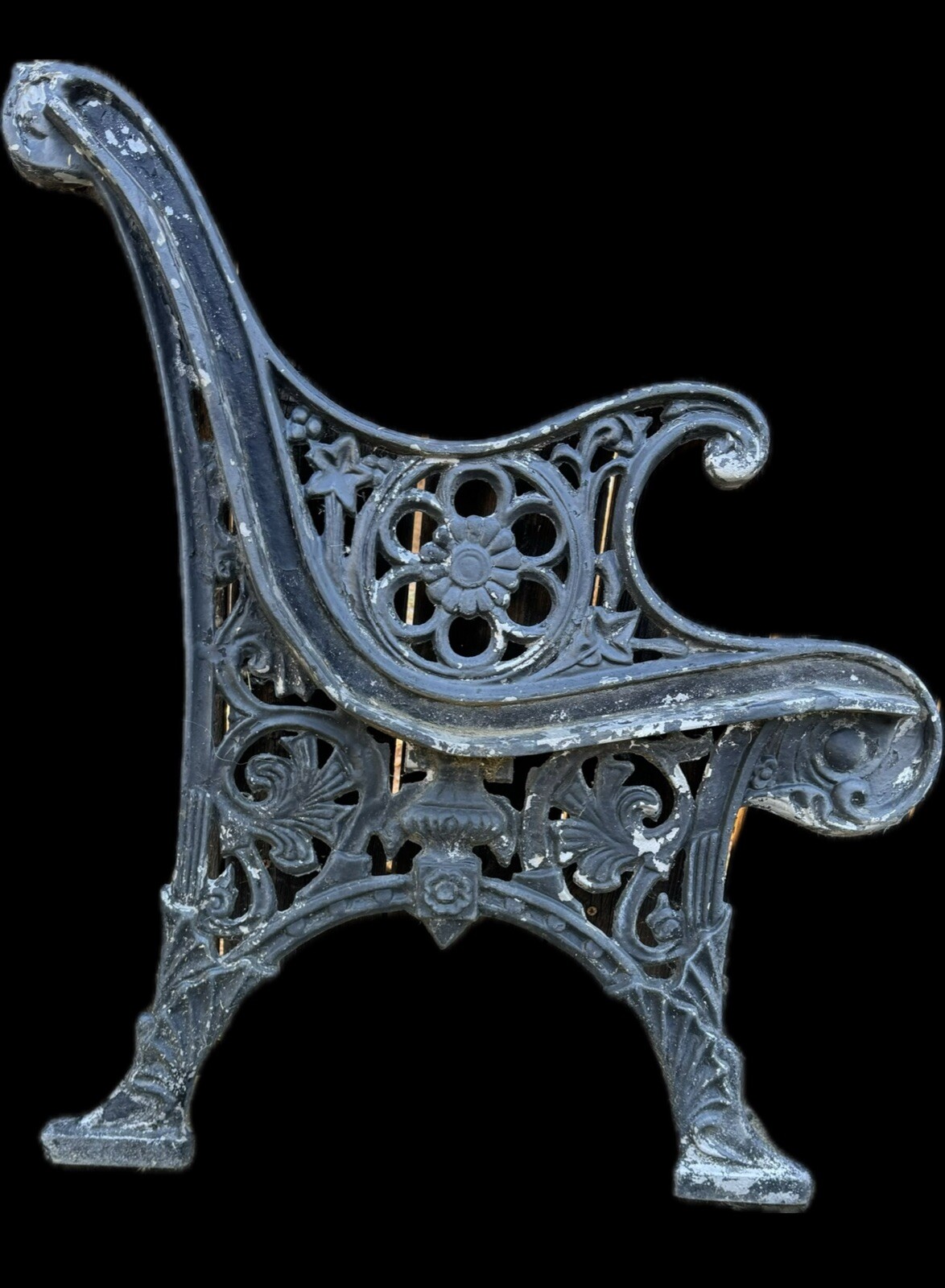 Vintage Ornate Victorian Style Heavy Cast Garden Park Bench Ends | eBay