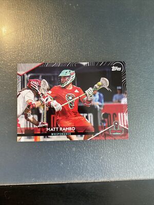 2022 Topps Premier Lacrosse League PLL card MATT RAMBO 21 | eBay