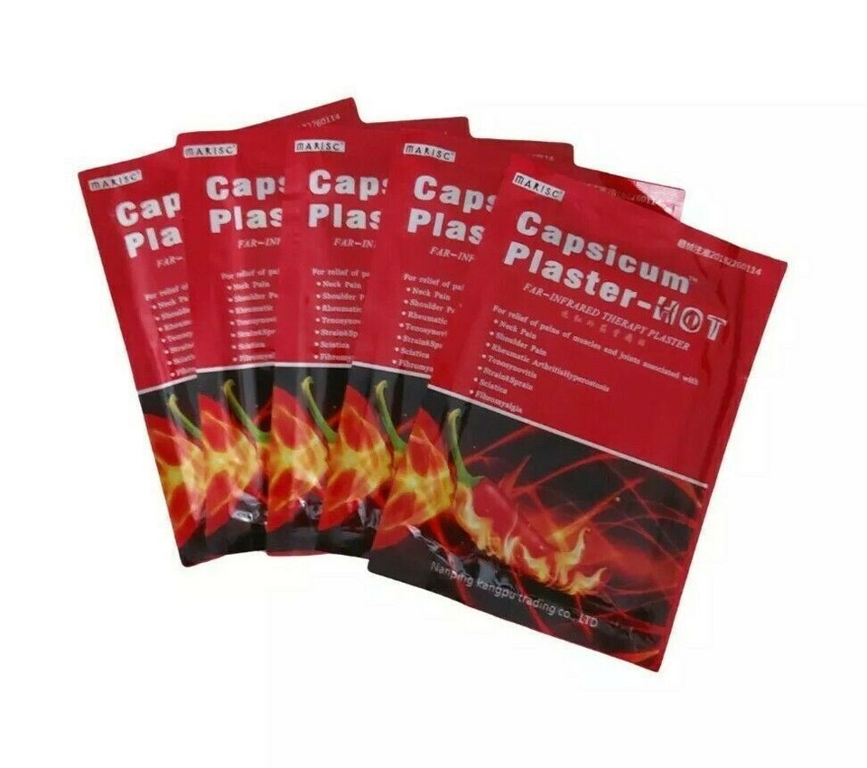 Tiger Heat Balm Pain Relief Patch Capsicum Plaster Heat Patches 8 to 60 ...