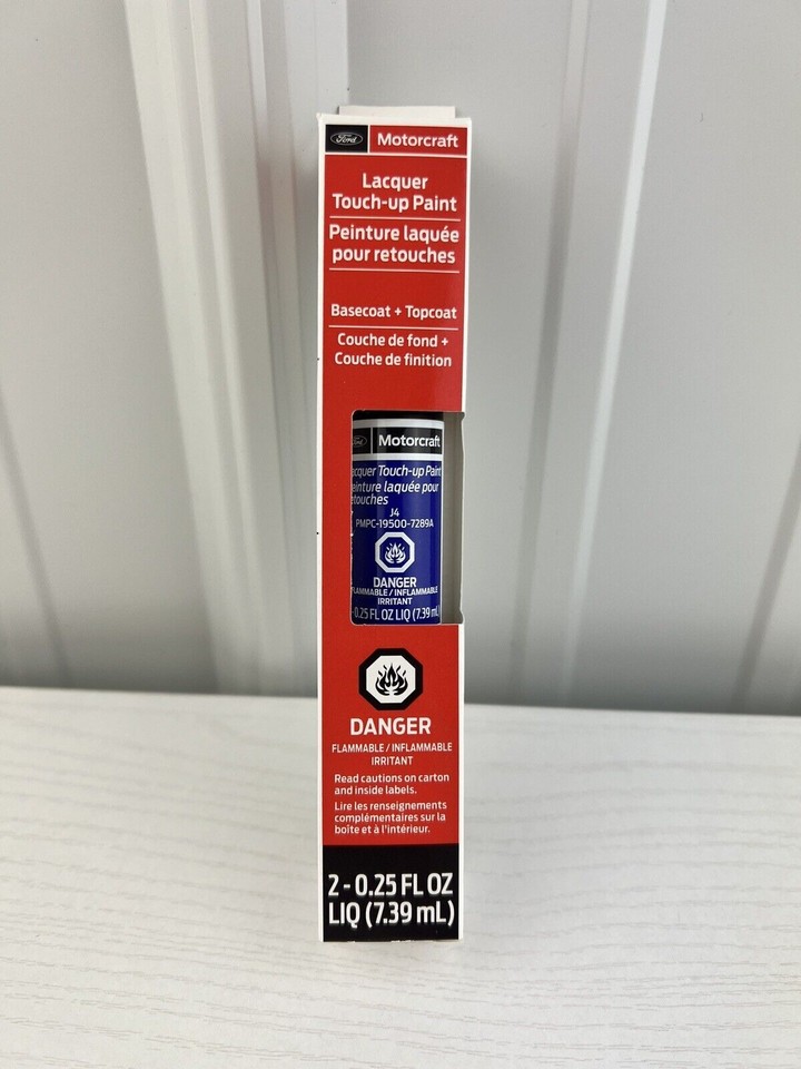 Ford J4 Deep Impact Blue Touch Up Paint Pen Top & Clear Coat OEM ...