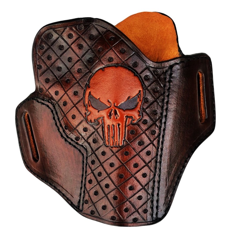 Special Pattern Leather Gun Holster Fits Colt Python or Colt King Cobra ...