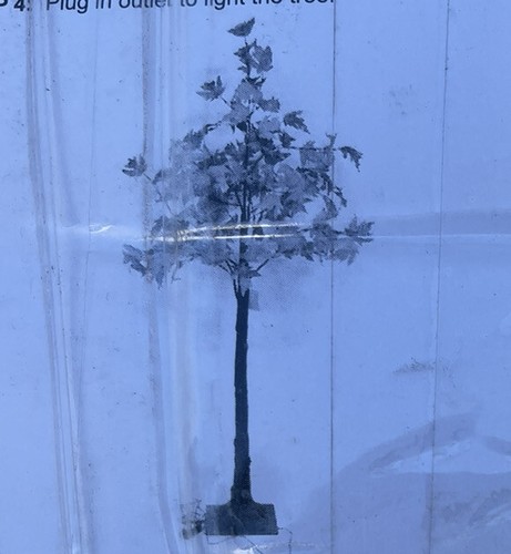 Indoor/Outdoor 5' Illuminated Maple Leaf Tree by Valerie | eBay