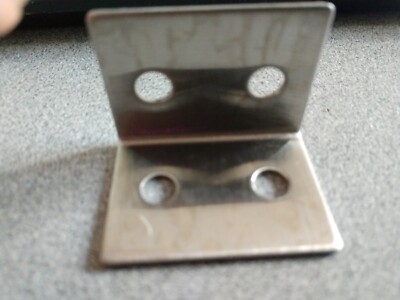 COMMERCIAL BATHROOM PARTITION " L " L BRACKET STAINLESS STEEL | eBay