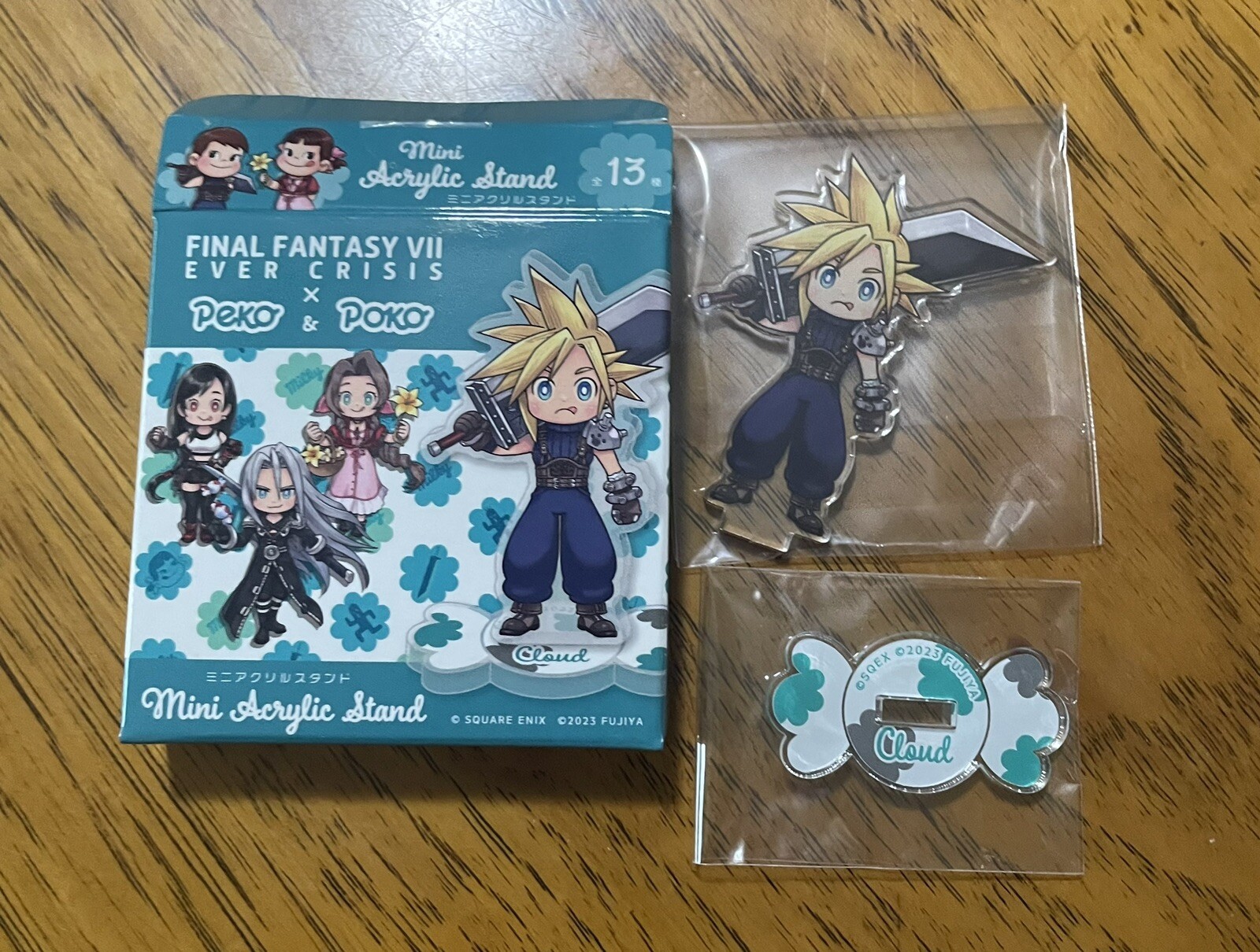 Cloud Strife Final Fantasy Vii Ever Crisis Peko Poko Acrylic Mini ...