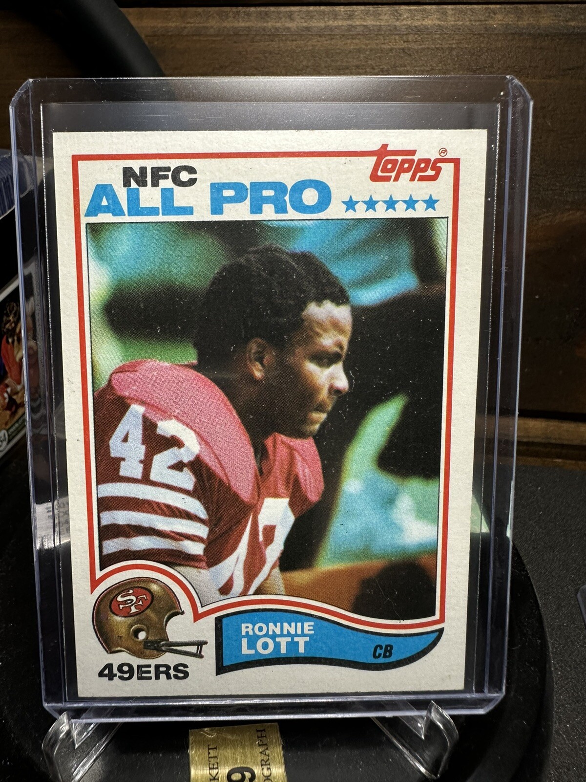 1982 Topps Football NFC All Pro #486 Ronnie Lott Rookie RC RL1 | eBay