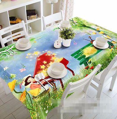 3D Piano Tablecloth Table Cover Cloth Birthday Party AJ WALLPAPER UK ...
