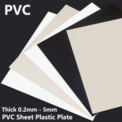 White/Black PVC Sheet Plastic Plate Hard Insulation Board Thickness 0 ...