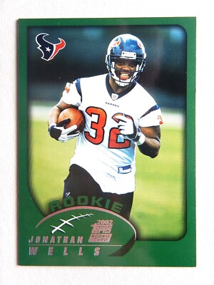 Jonathan Wells (RC) #379 Topps 2002 Football Card (Houston Texans) LN ...