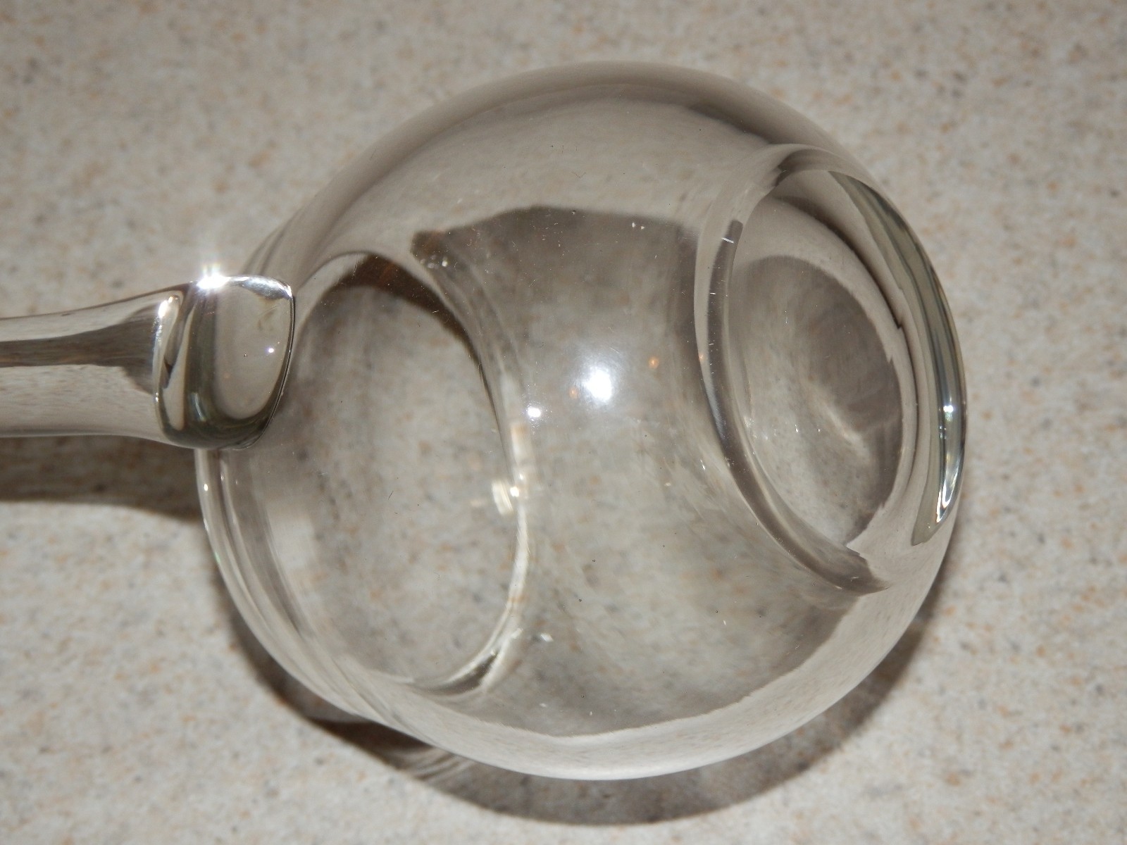 VINTAGE HAND BLOWN GLASS LADLE 13 3/8" WELL MADE! POLISHED BOTTOM | eBay