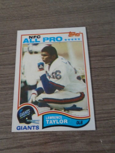 Lawrence Taylor 1982 Topps # 434, Rookie, NM. Free shipping. | eBay