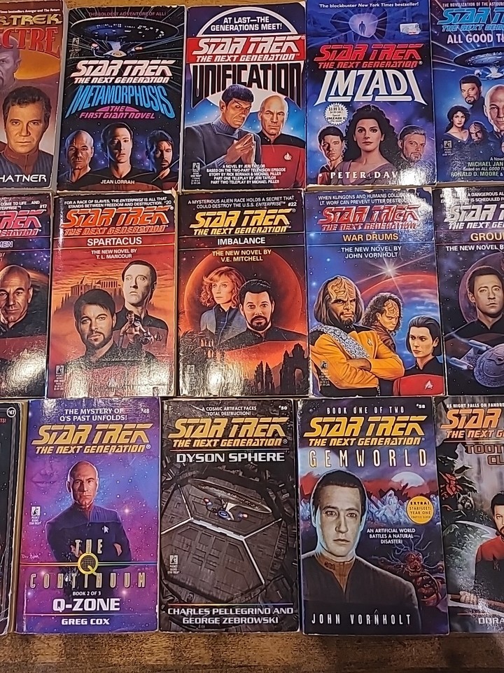 Lot of 51 Star Trek Pocket Books / Star Trek Series Paperbacks | eBay