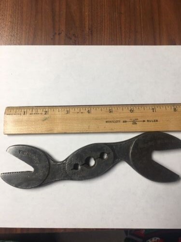 Unusual Old/Vtg “HAWKEYE” Double Alligator Wrench Antique Rare Farm ...
