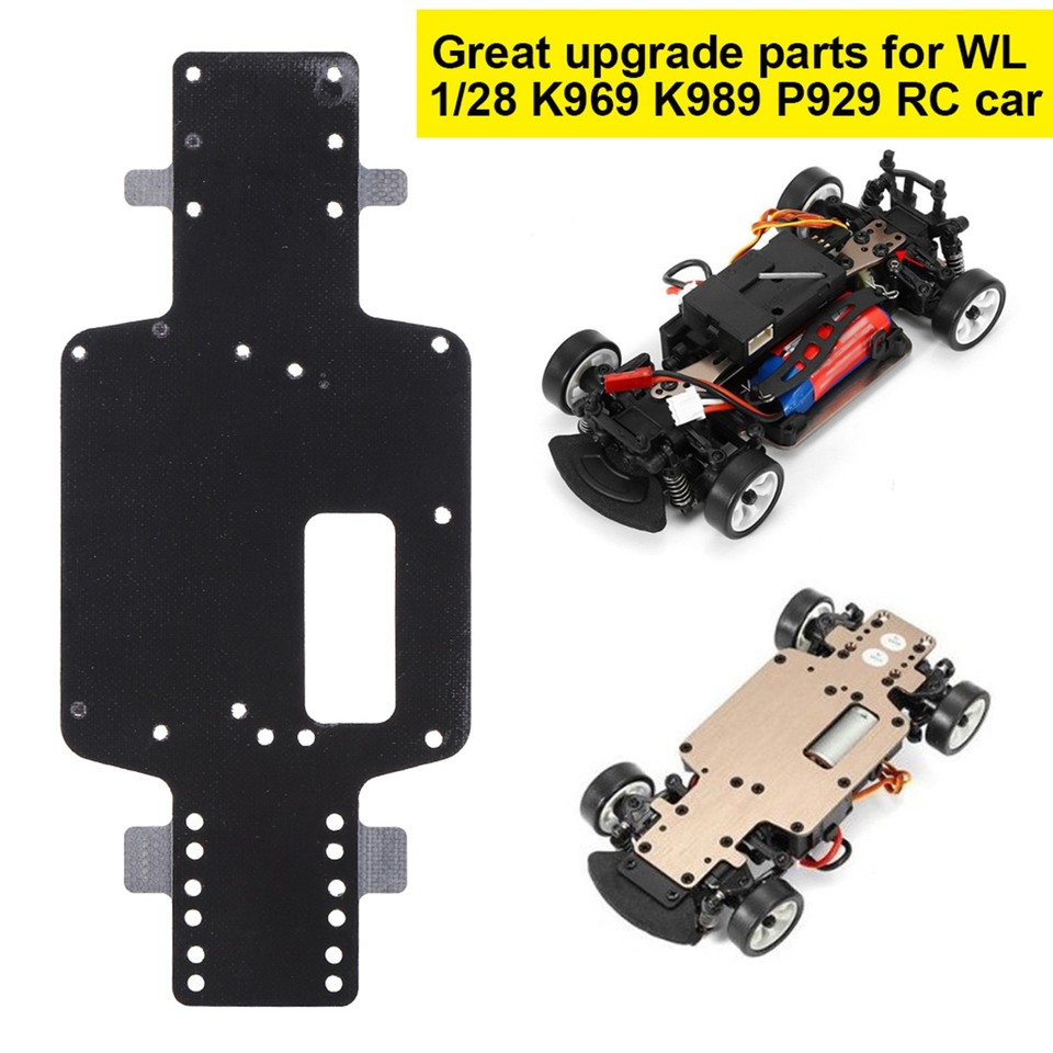 (Black)Glass Fiber Main Chassis RC Car Underbody Kit For WL 1/28 K969 K989 UF | eBay Australia