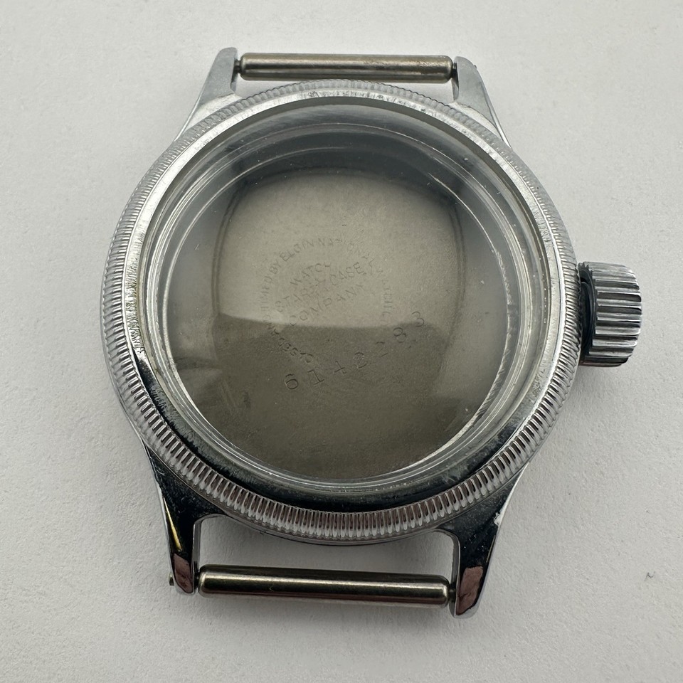 WWII US ARMY TYPE A-11 Elgin 539 Pilots Wrist Watch Case, Back & Spring ...