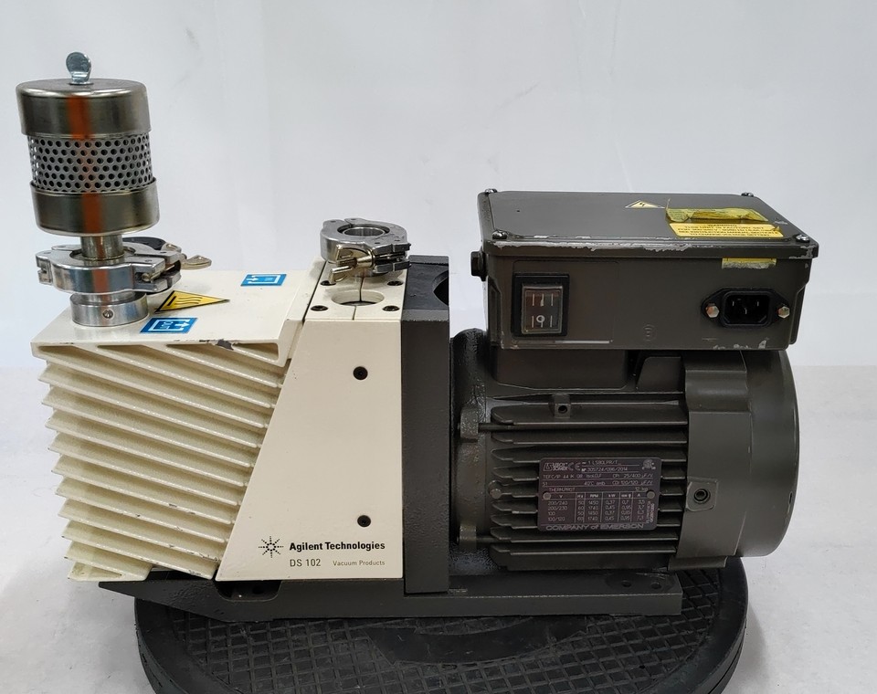 Agilent Technologies DS102 Two-Stage DS Rotary Vane Vacuum Pump | eBay