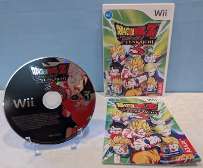 Dragon Ball Z: Budokai Tenkaichi 3 (Nintendo Wii, 2007) Complete ...