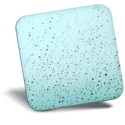 Awesome Fridge Magnet - Light Blue Water Droplets Art #45548 | eBay UK