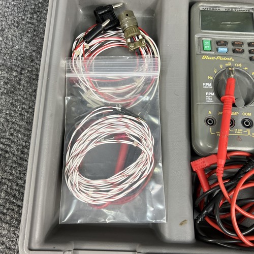 Blue Point Multi-mate Multimeter in Case Leads MT586 Snap-on for sale ...