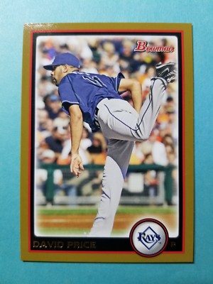 DAVID PRICE (SP) GOLD VARIATION #54 TAMPA BAY RAYS - 2010 BOWMAN MLB ...
