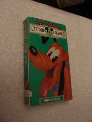 Vintage Rare Walt Disney VHS - Cartoon Classics #5 - Here’s Pluto! | eBay