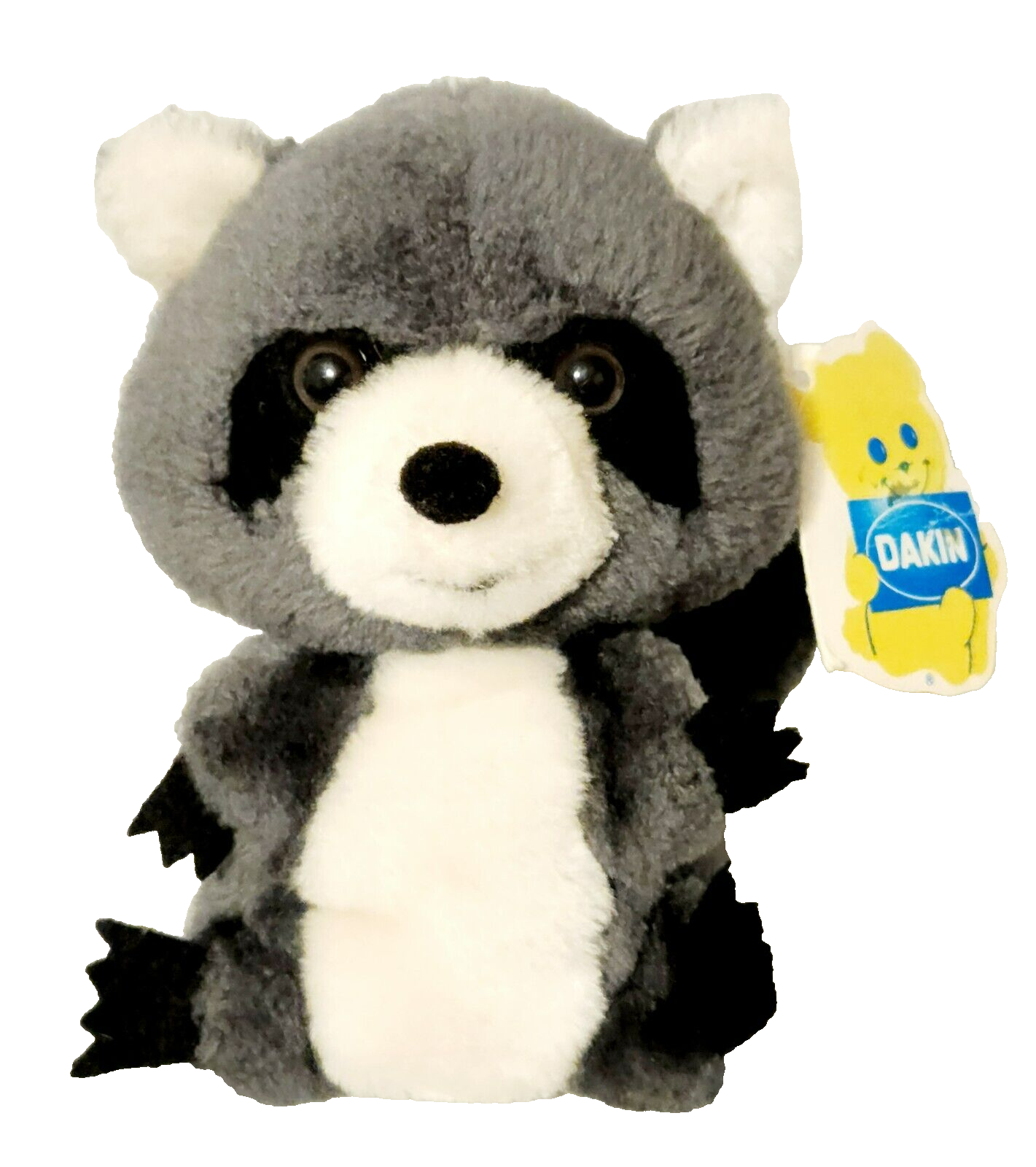 1974 Dakin Bean Bags Stuffed Animal #28-2367 Rick Raccoon Plush Toy 6.5 ...