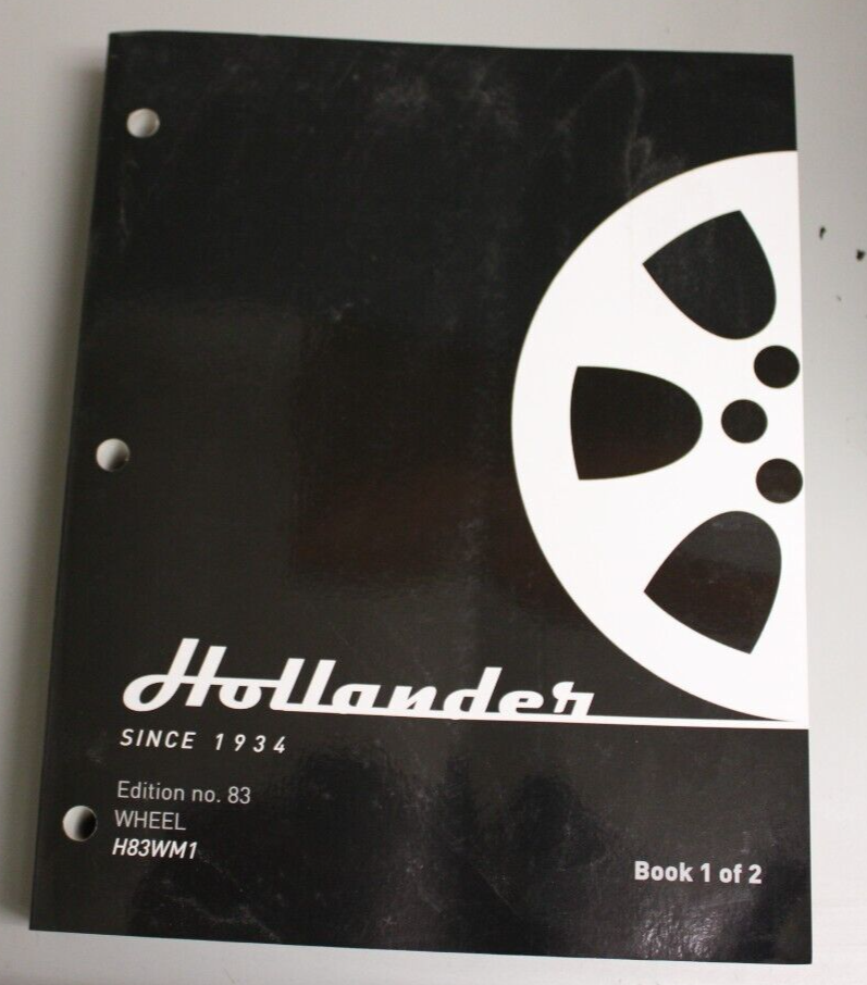 Hollander Book Edition No. #83 Wheel H83WM1 ( 1 of 2 ) | eBay