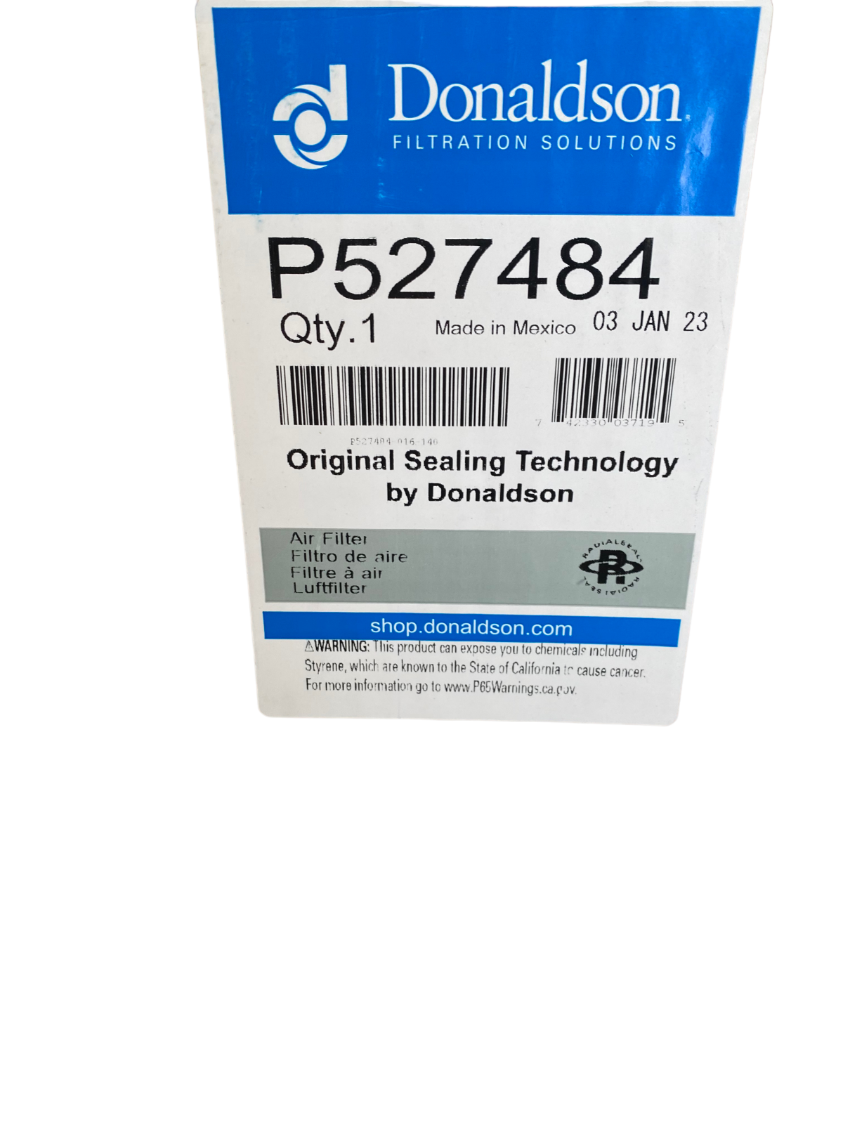 Donaldson P527484 Air Filter Primary RADIALSEAL for sale online | eBay