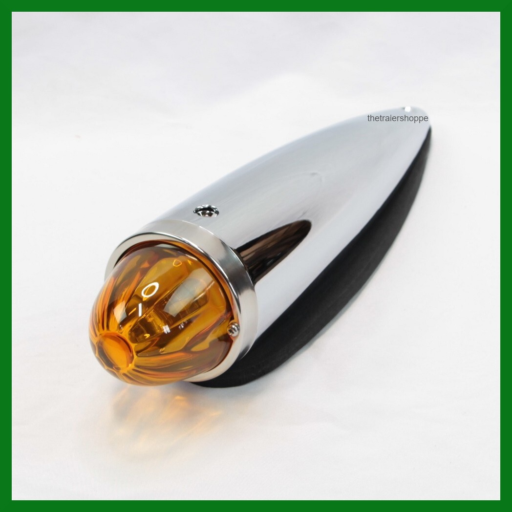 Torpedo Chrome Die Cast Cab Light Watermelon Glass Lens Incandescent ...