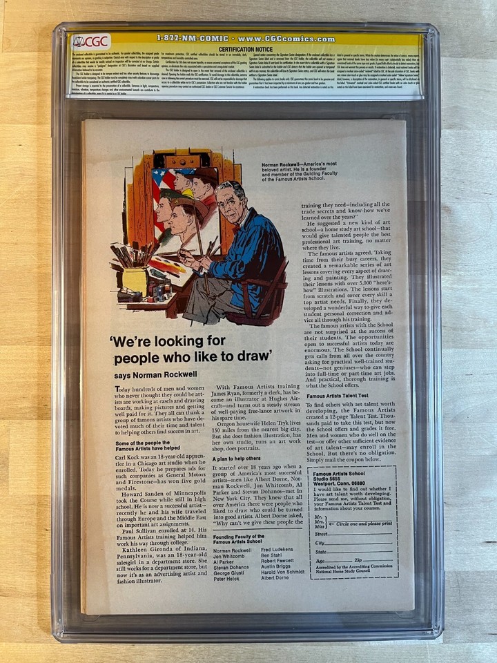 SIGNED: Iron Man & Submariner Issue #1: Marvel, Signed Stan Lee, 1968 ...