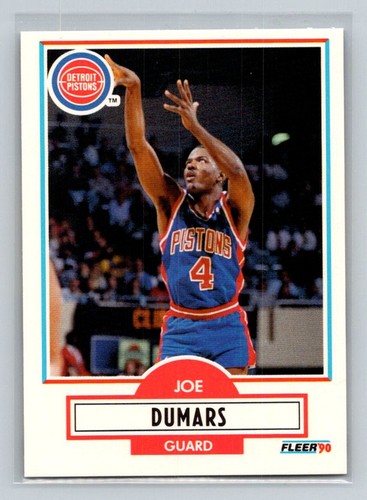 1990-91 Fleer #55 Joe Dumars Detroit Pistons Basketball Card | eBay