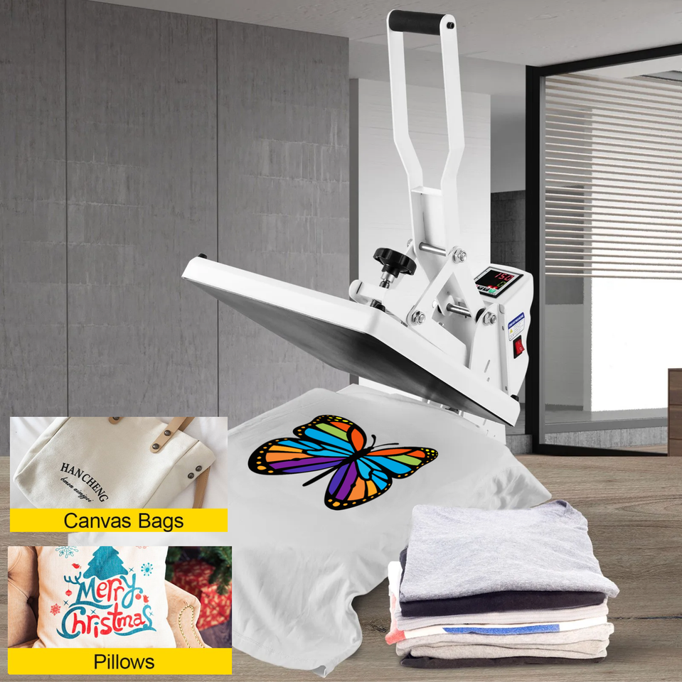 Epson Printer with DTF ink Heat Press 15x15 Pro Printing T-shirt Full ...