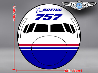 BOEING 757 B757 FRONT VIEW DECAL / STICKER | eBay