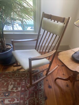 MCM Danish Teak Pair Of Rocking Chairs- Original | eBay