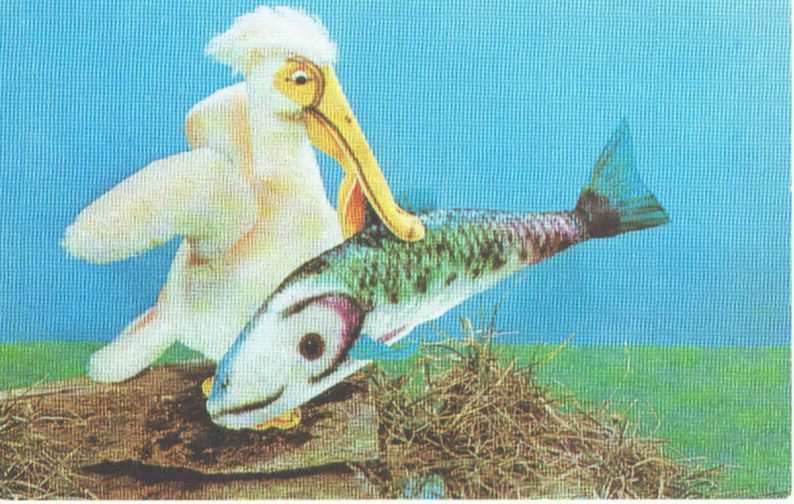 Steiff Zoo Favorites "Piccy" The Pelican & Fish Postcard #2 Of Steiff ...