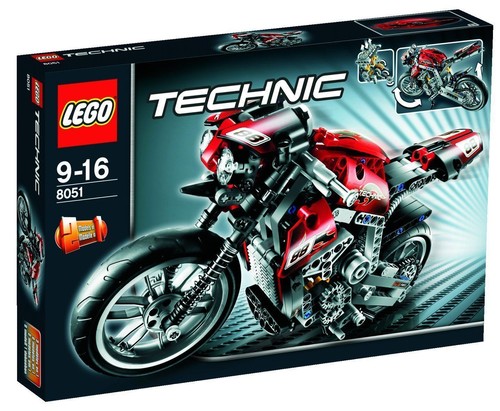 Lego Technic Model Riding Cycle 8051 Motorbike NEW Sealed VERY RARE ...