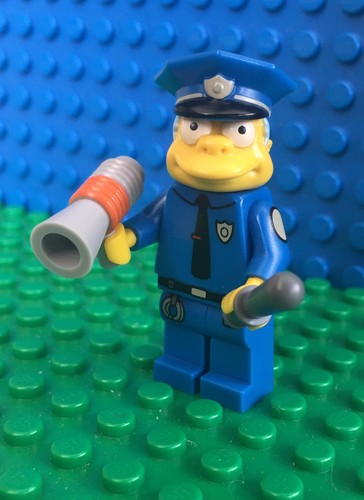 Lego 71005 The Simpsons CHIEF CLANSY WIGGUM Police Minifig Minifigure ...