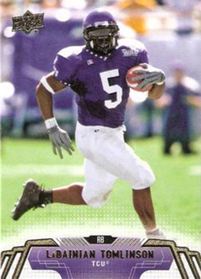 2014 Upper Deck #6 LaDainian Tomlinson TCU Horned Frogs San Diego ...